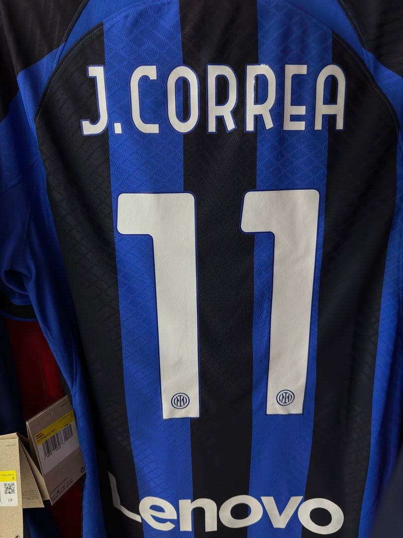 Inter Milan 22/23 Home Jersey PI J.Correa 11, Men's Fashion, Activewear ...