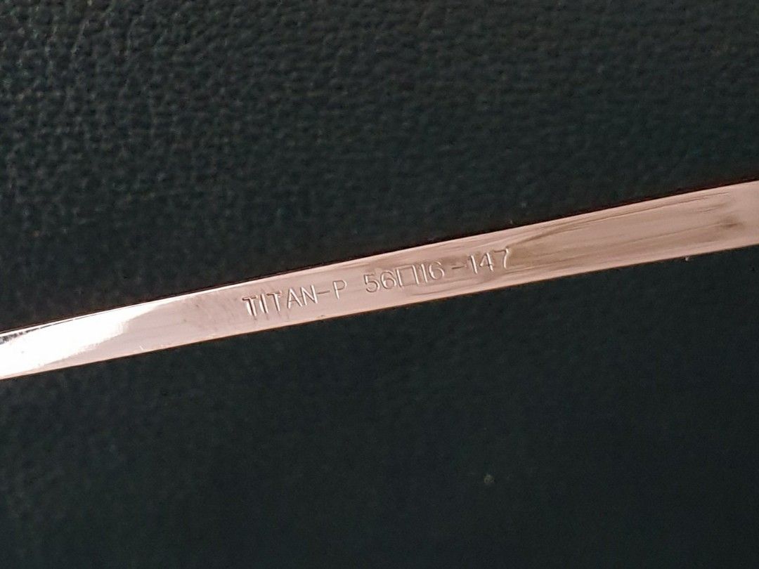 Japan Vintage Titanium Aviator Eyeglass Frame on Carousell