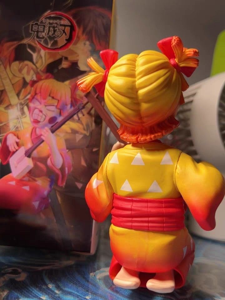 Kimetsu No Yaiba KNY Demon Slayer PVC GK Figure Zenitsu Zenko w ...