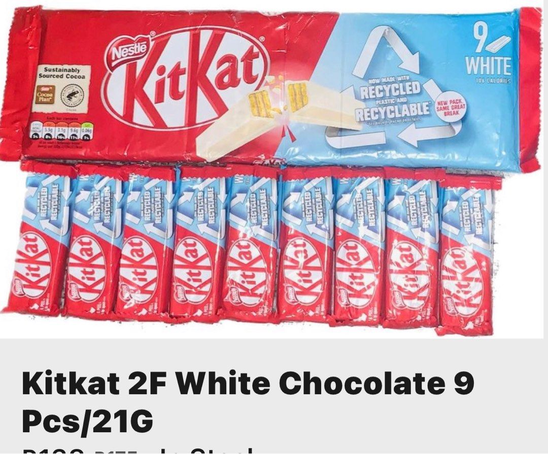 Kitkat 2F White Chocolate 9 Pcs on Carousell