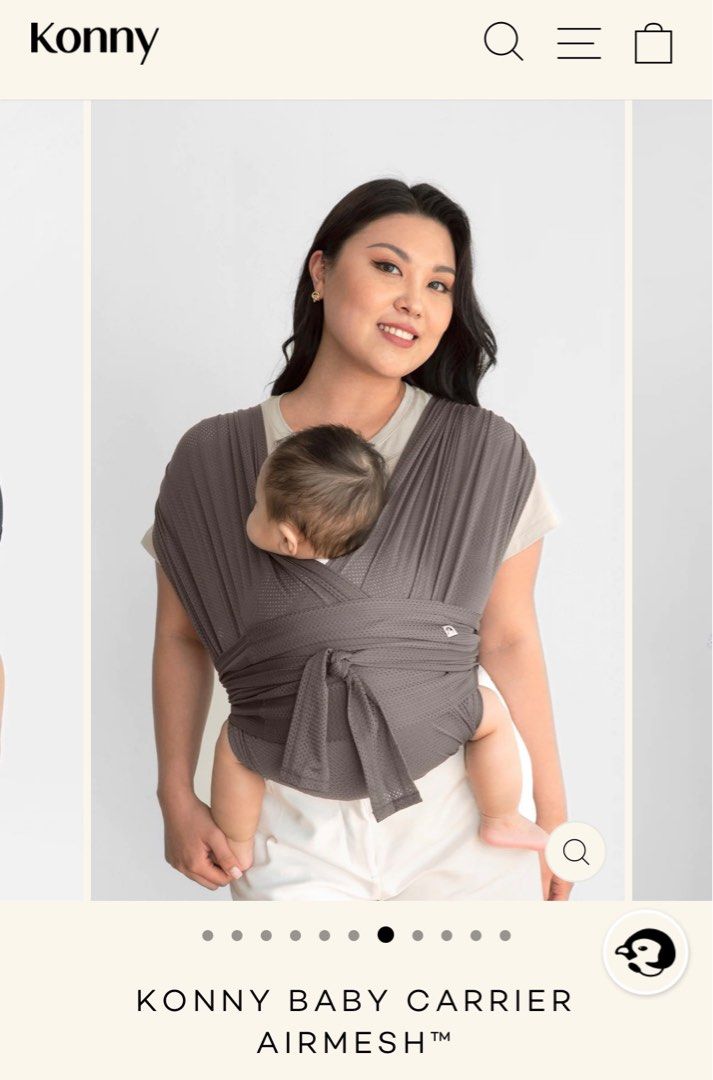 Konny Baby Carrier Airmesh, Babies & Kids, Going Out, Carriers & Slings on Carousell