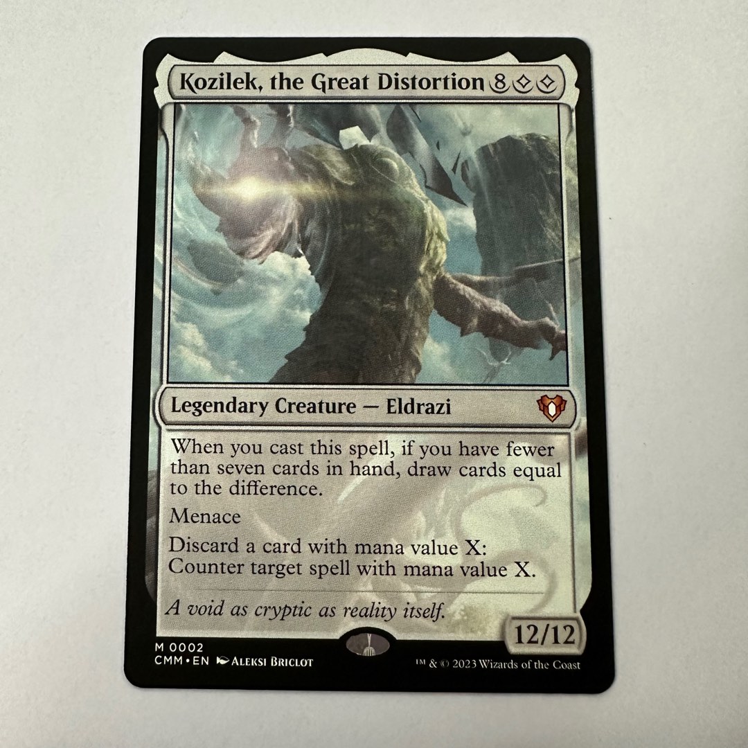 KOZILEK, THE GREAT DISTORTION | ELDRAZI | CMM COMMANDER MASTERS | MTG ...