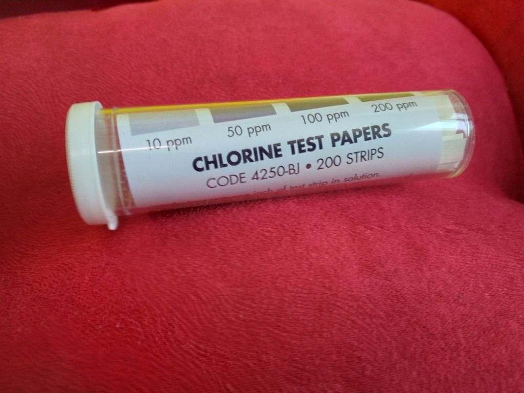 Chlorine Test Strip, Lamotte 4250-BJ, Chlorine Test Paper, Total ...