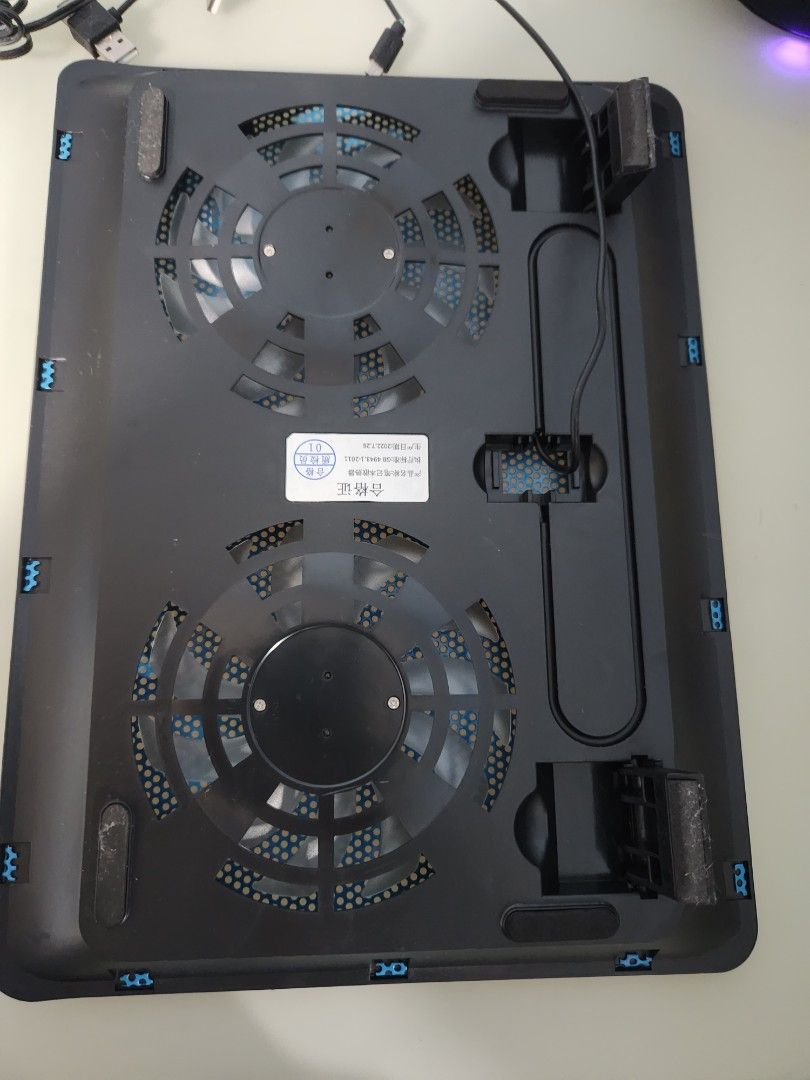 Laptop stand laptop rack with fan, Computers & Tech, Parts ...