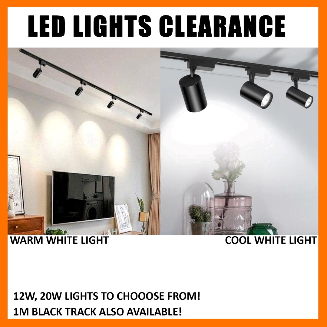 LED Track Lights, Photography, Photography Accessories, Lighting & Studio Equipment on Carousell