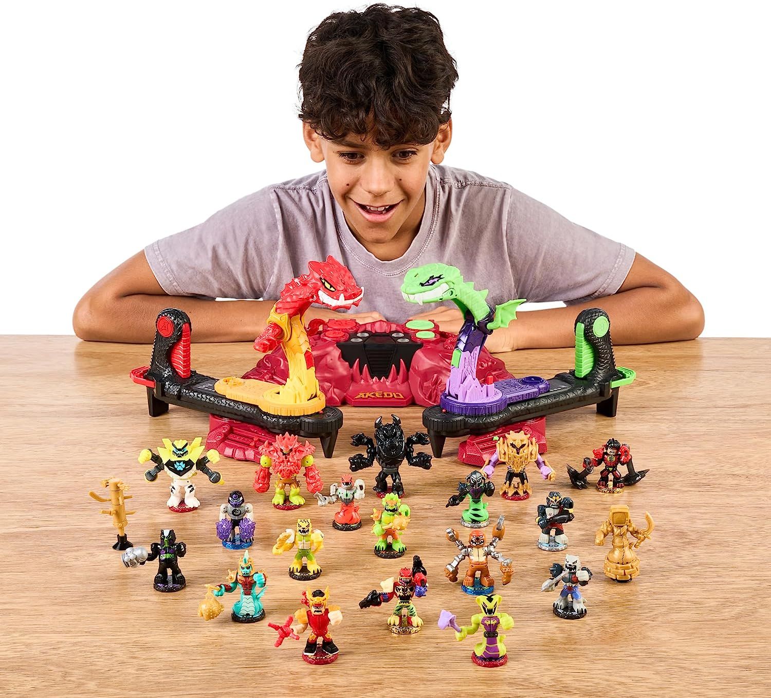 Legends of Akedo Beast Strike Serpent Fury Arena. Battle Your Warriors ...