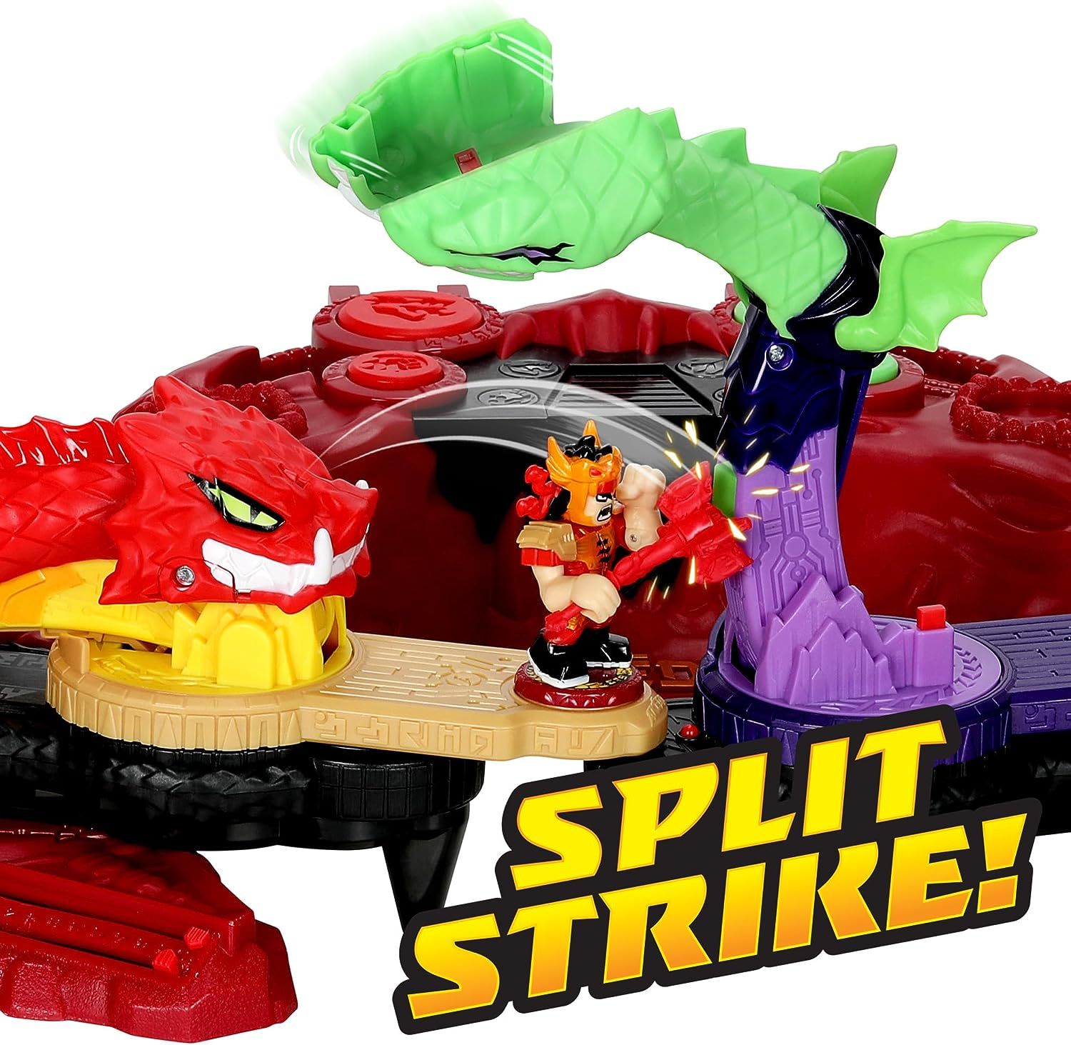 Legends of Akedo Beast Strike Serpent Fury Arena. Battle Your Warriors ...