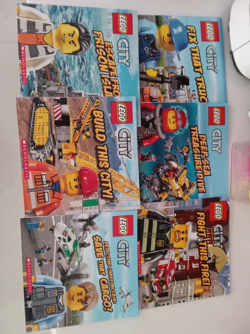 Lego City books (Set of 6), Hobbies & Toys, Books & Magazines, Fiction ...