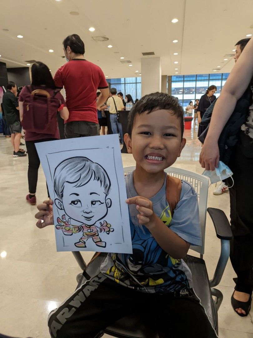 "LIVE" Caricature Drawing, Hobbies & Toys, Stationery & Craft, Art ...