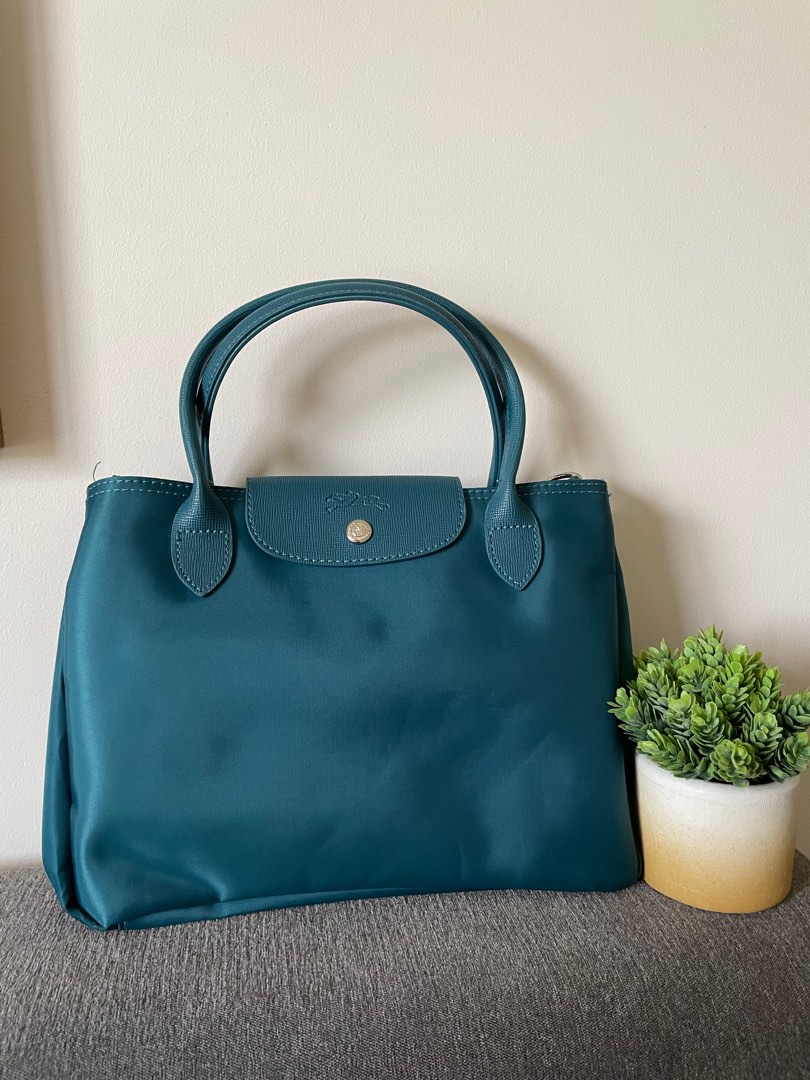 Longchamp Satchel in Peacock, Women's Fashion, Bags & Wallets, Tote ...