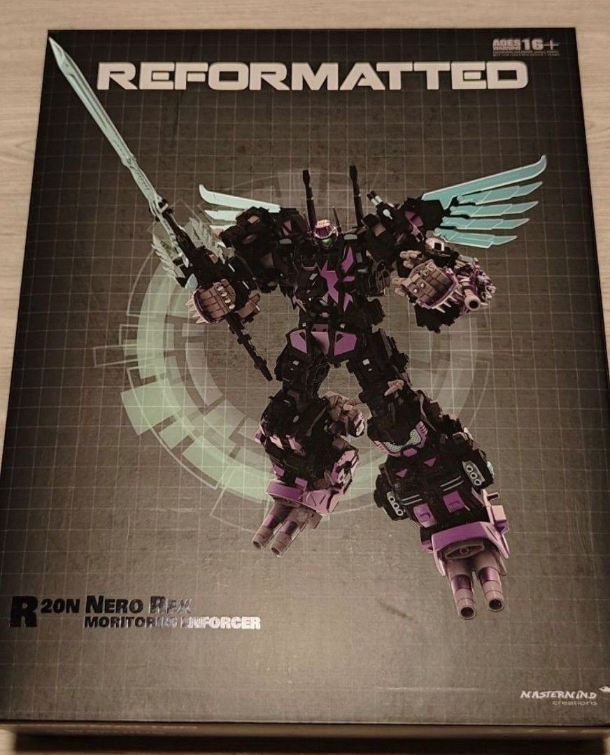 Mastermind creations R-20,N Nero Rex transformers reformatted R20n ...