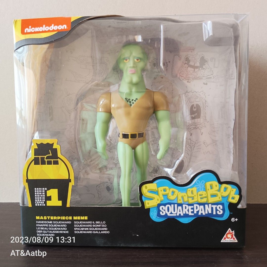 Masterpiece meme SpongeBob SquarePants HANDSOME SQUIDWARD on Carousell