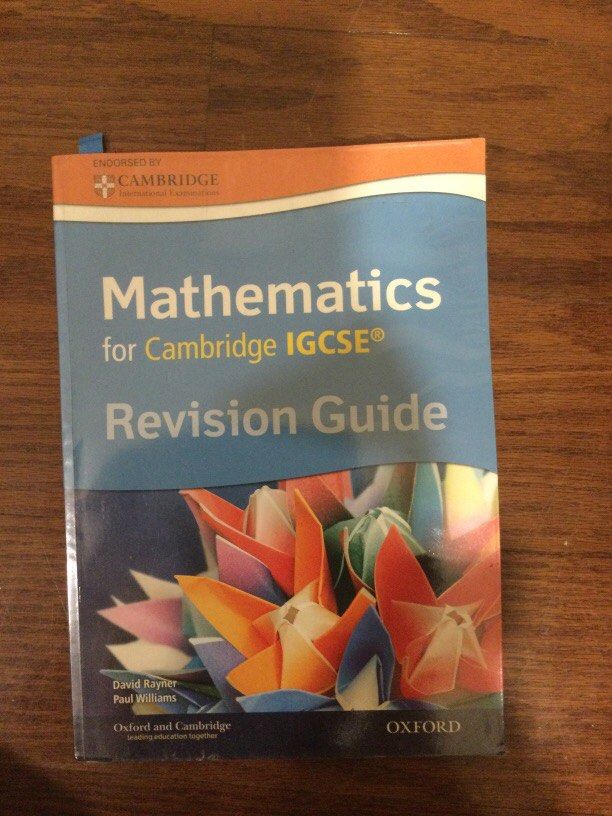 Mathematics IGCSE Revision Guide - Oxford 0580, Hobbies & Toys, Books ...