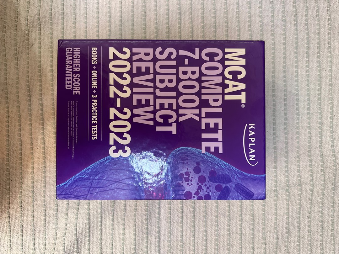 MCAT Kaplan 7 Book Set 2022-2023, Hobbies & Toys, Books & Magazines ...