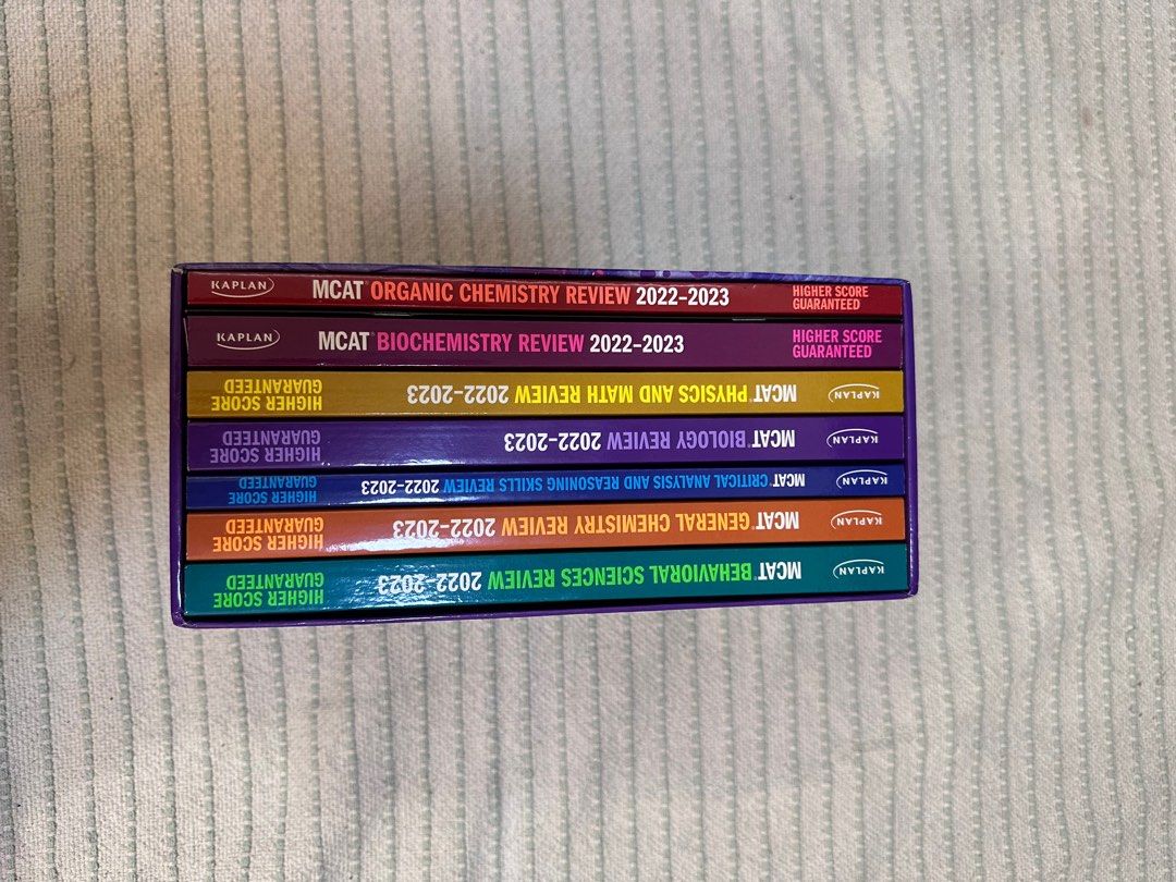 MCAT Kaplan 7 Book Set 2022-2023, Hobbies & Toys, Books & Magazines ...