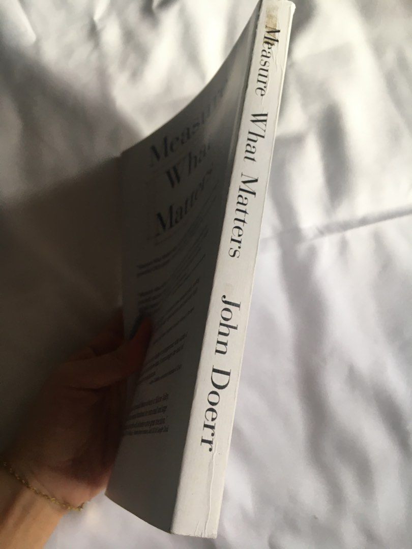 Measure What Matters by John Doerr, Hobbies & Toys, Books & Magazines ...