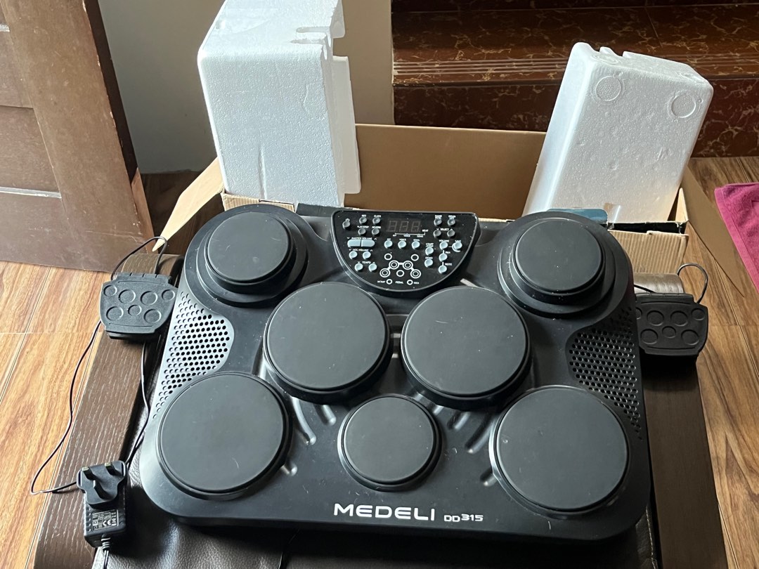 MEDELI DD315 Electronic Drum Set (With free drumsticks) on Carousell