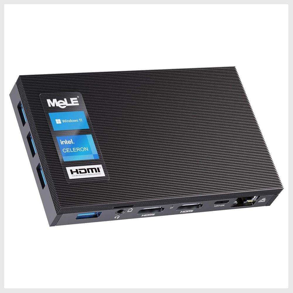 MeLE Quieter3Q Fanless Mini PC Windows 11 pro Celeron N5105 8GB 256GB ...