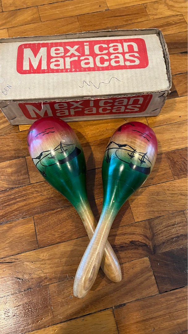Mexican Wooden Macaras, Hobbies & Toys, Music & Media, Musical ...