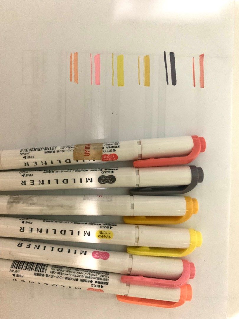 Midliner Highlighters , Hobbies & Toys, Stationery & Craft, Stationery ...