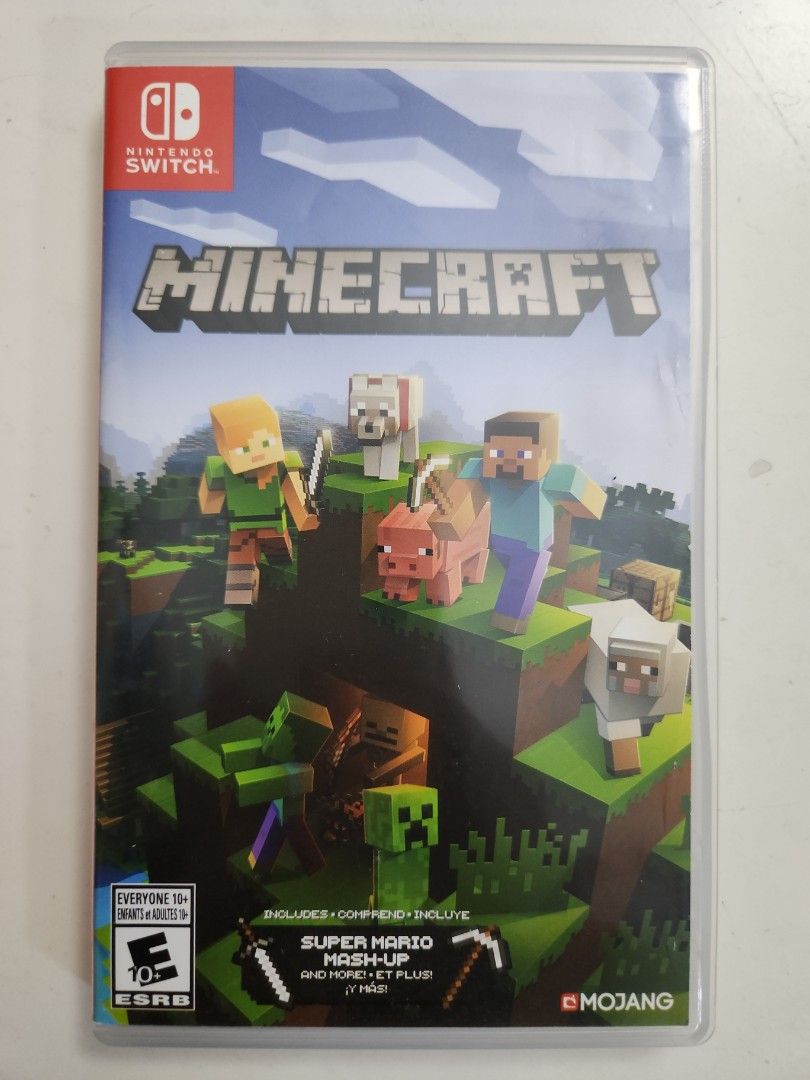 Minecraft Switch Game, 電子遊戲, 電子遊戲, Nintendo 任天堂 - Carousell