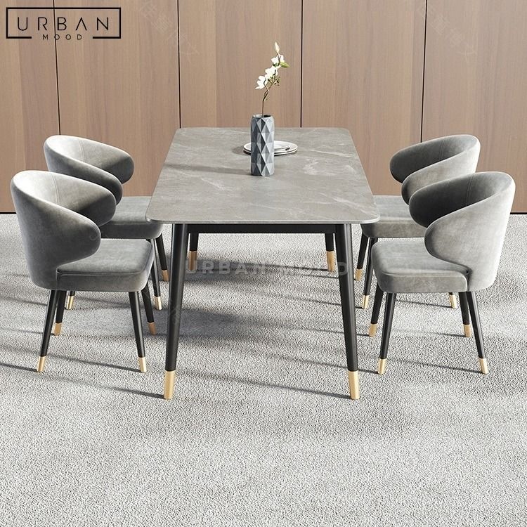 MINSTER Modern Sintered Dining Table, Furniture & Home Living ...