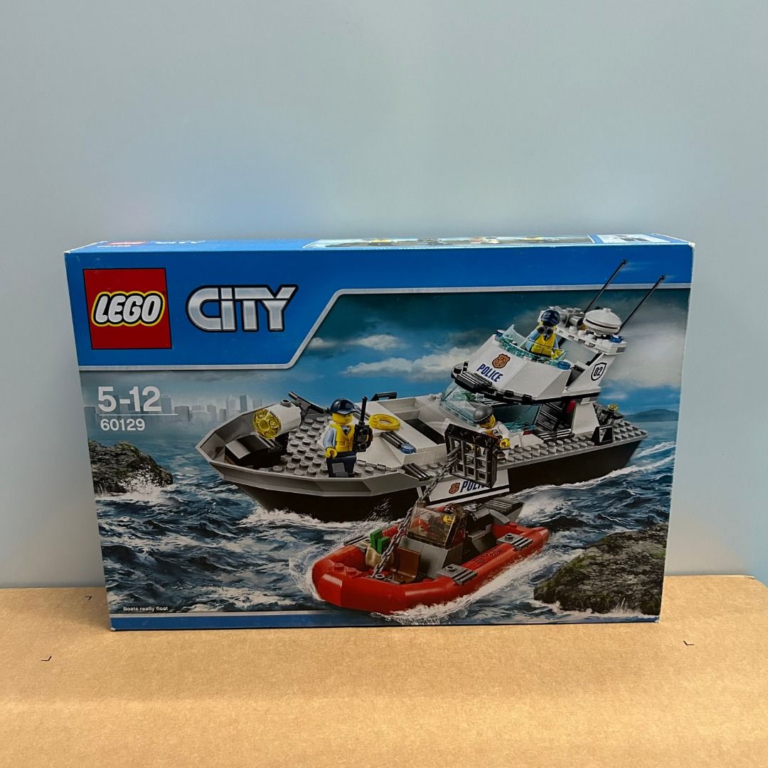 MISB Lego 60129 City Police Patrol Boat (2016) - Prison Island - Bundle ...