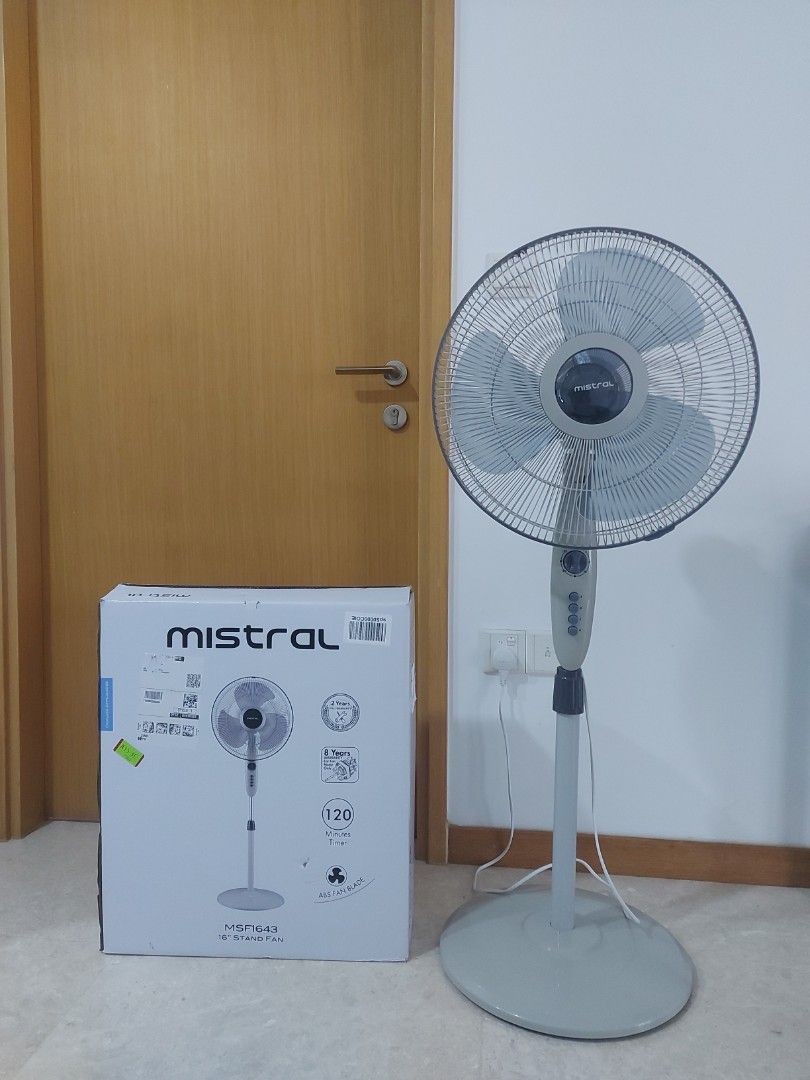 Mistral 16'' Stand Fan, Furniture & Home Living, Lighting & Fans, Fans ...
