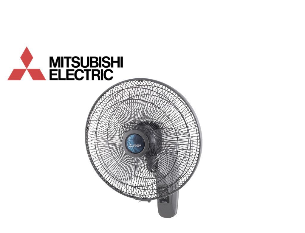 Mitsubishi Wall Fan with Remote, Furniture & Home Living, Lighting & Fans, Fans on Carousell