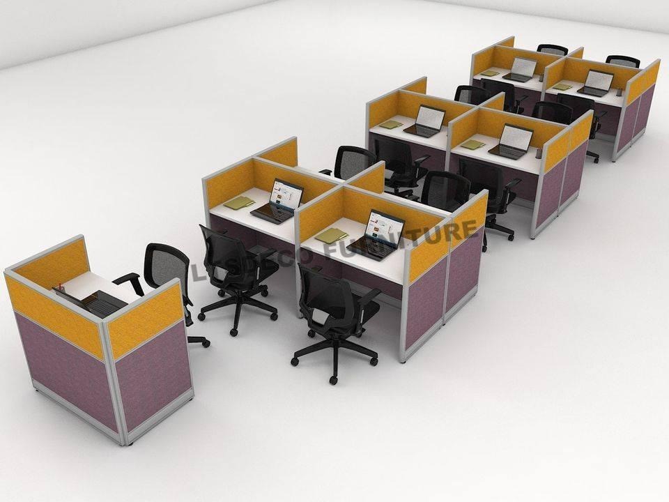 MODULAR PARTITION OFFICE FURNITURE AND PARTITION, Furniture & Home ...