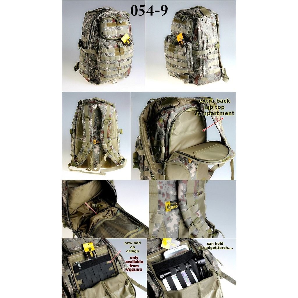 Multi Purpose Army Assault Molle Tactical Backpack, Men's Fashion, Bags ...