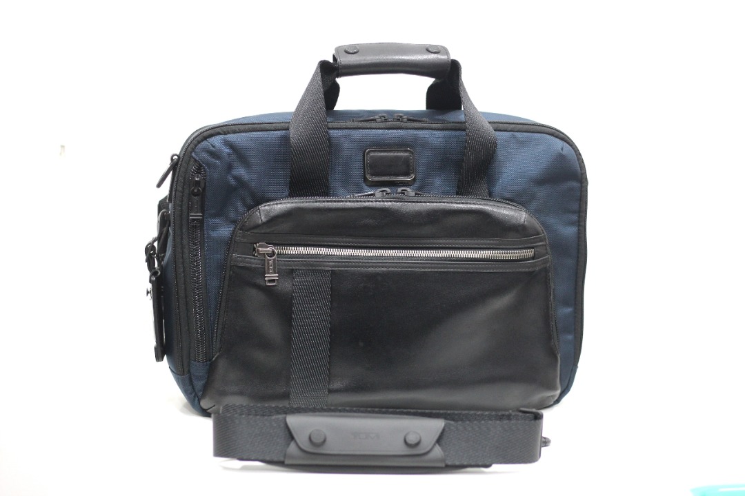 New Tumi 232398NVY - Alpha Bravo Mountain 3 Way Expandable Brief / 16 ...