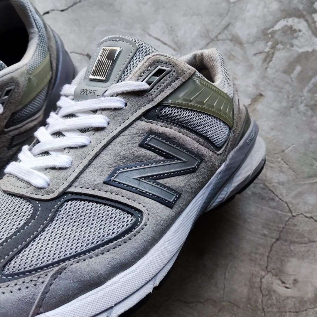 New Balance 990V5 Gray, Men's Fashion, Footwear, Sneakers on Carousell