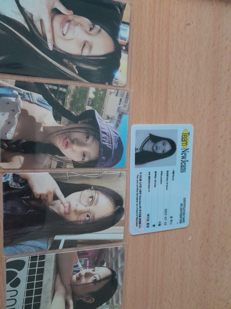 Newjeans hanni photocard bluebook id, Hobbies & Toys, Collectibles ...