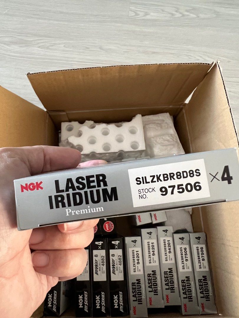 NGK 97506 BMW SILZKBR8D8S Laser Iridium Spark Plug (N13, N20, N54, N55 ...