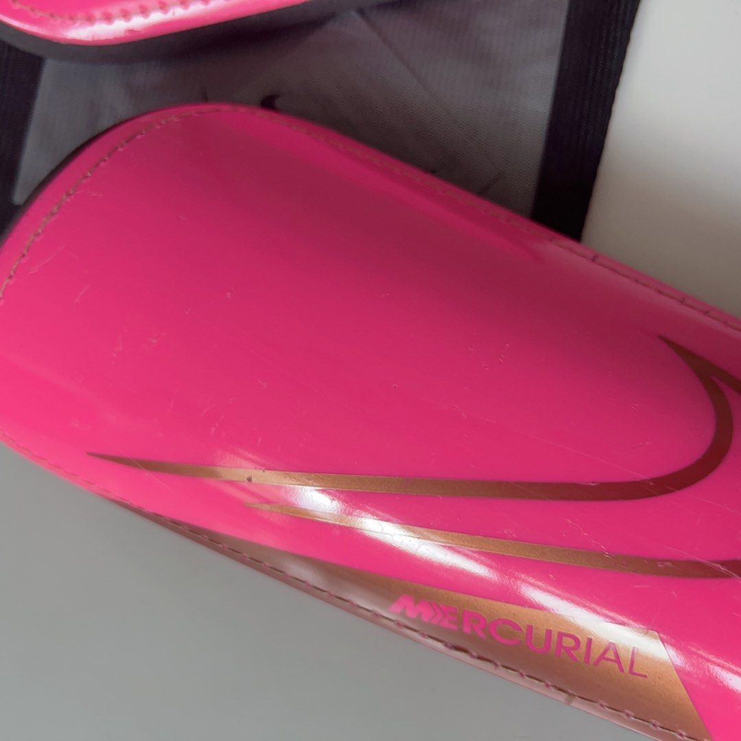 Nike Pink Shin Guard, Health & Nutrition, Braces, Support & Protection ...