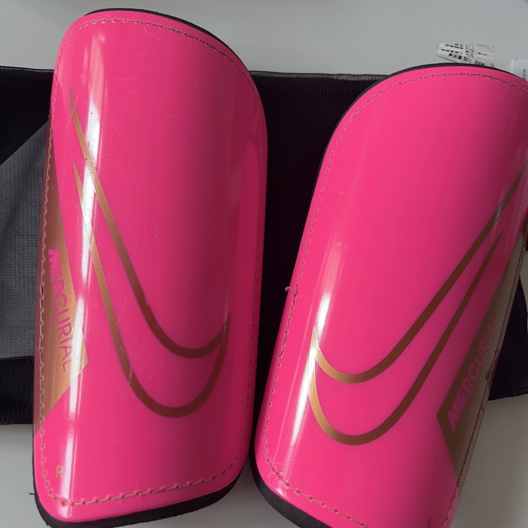 Nike Pink Shin Guard, Health & Nutrition, Braces, Support & Protection ...