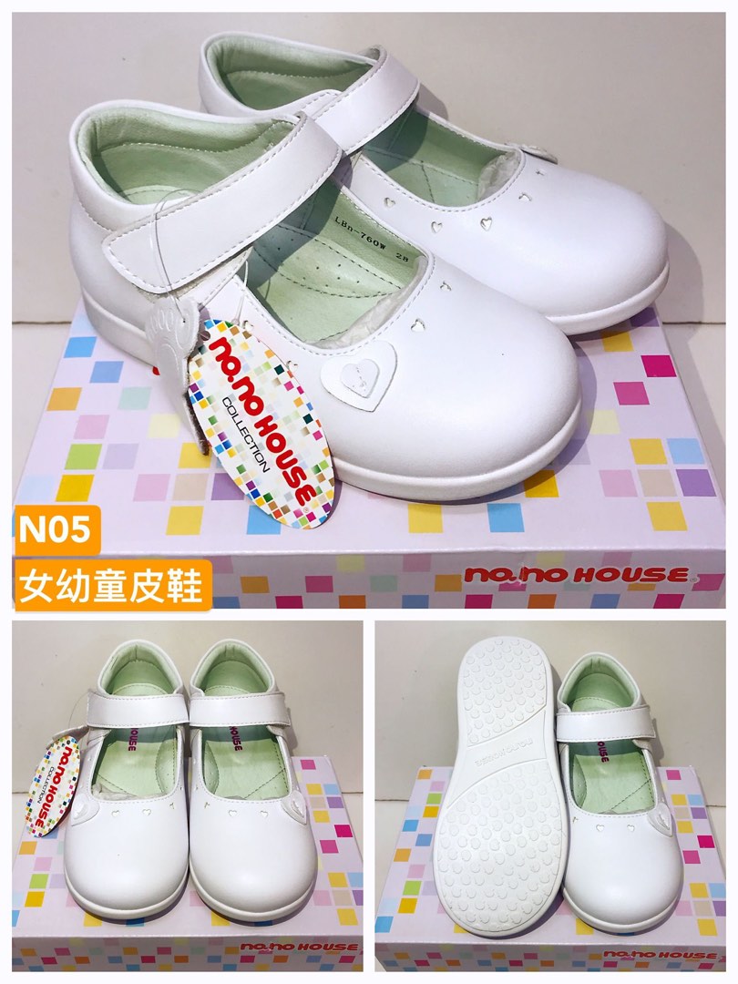 NONO HOUSE 男女童學生鞋 返學鞋 運動鞋 黑色皮鞋 白色皮鞋, 兒童＆孕婦用品, 嬰兒及小童流行時尚 - Carousell