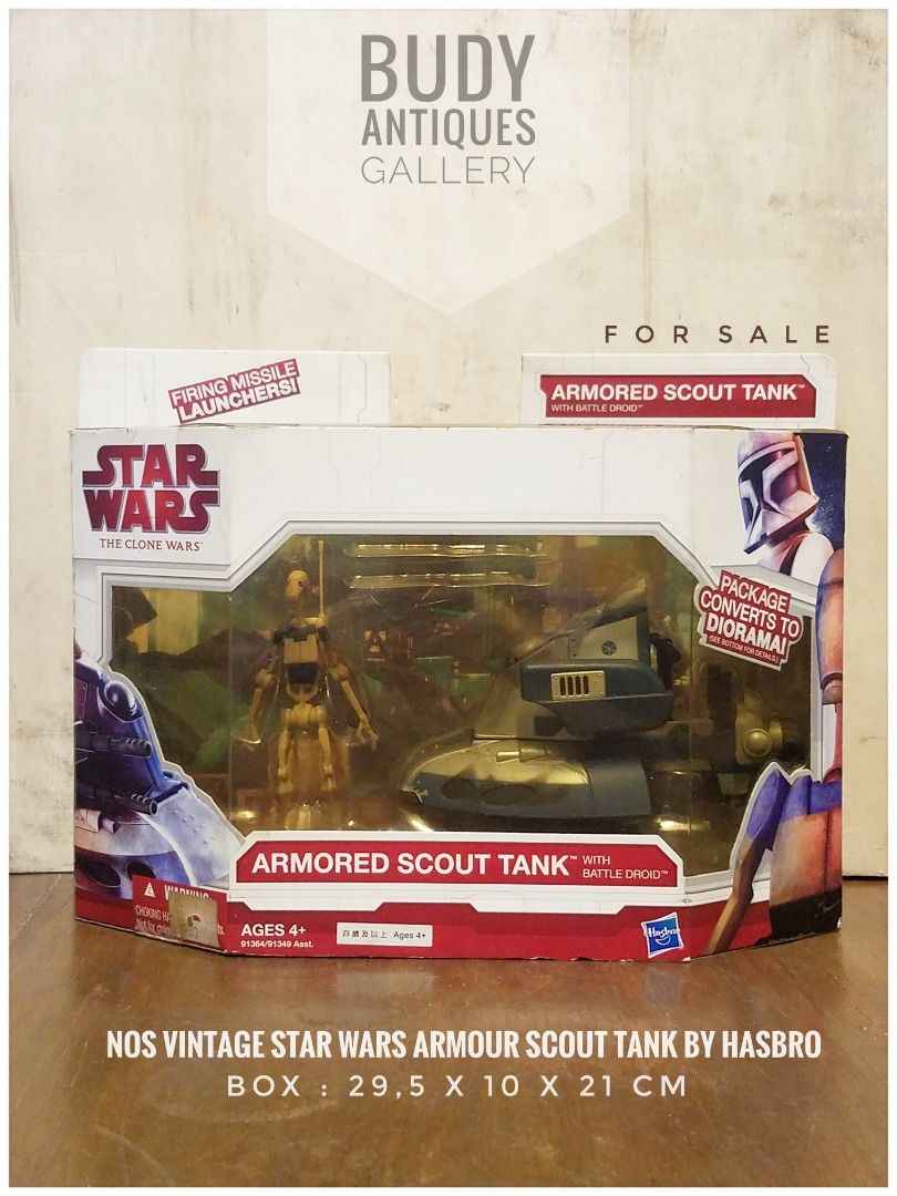Nos Vintage Star Wars Armored Scout Tank Action Figure By Hasbro, Toys ...