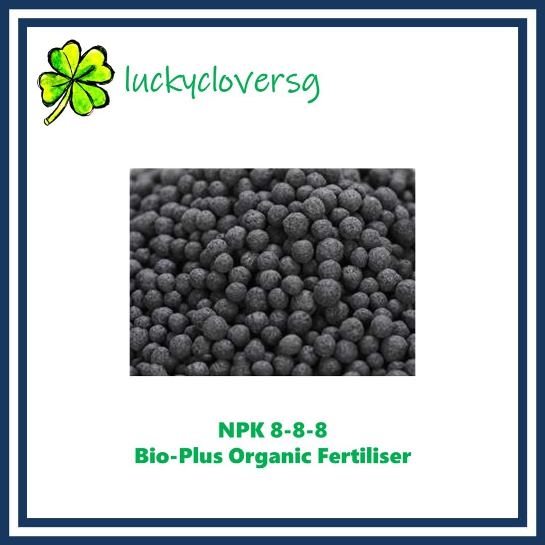 NPK 8-8-8 Bio-Plus Organic Fertiliser, Furniture & Home Living ...