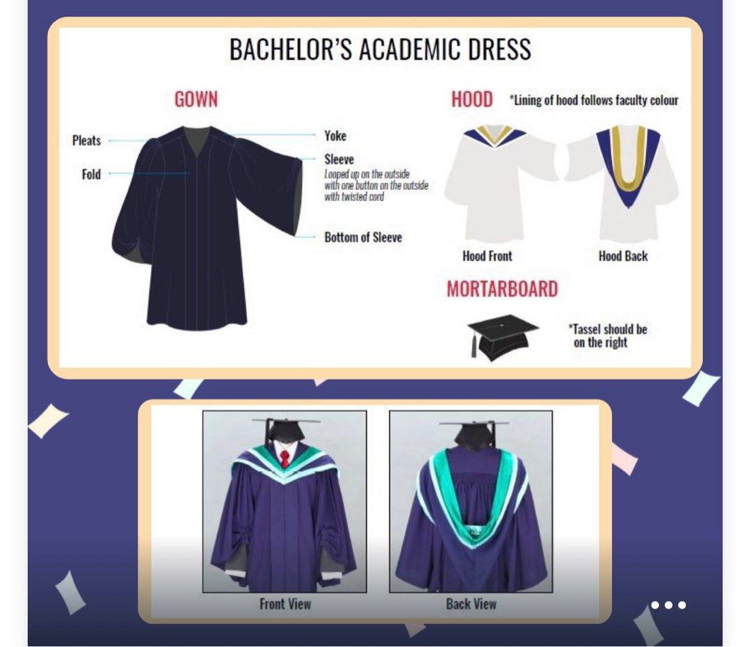 NUS Bachelor of Business Administration Academic Dress / Graduation ...
