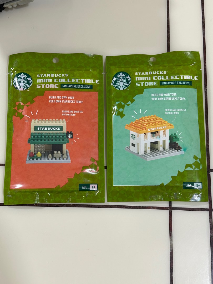 Official Starbucks mini collectable stores Nanoblocks, Hobbies & Toys ...