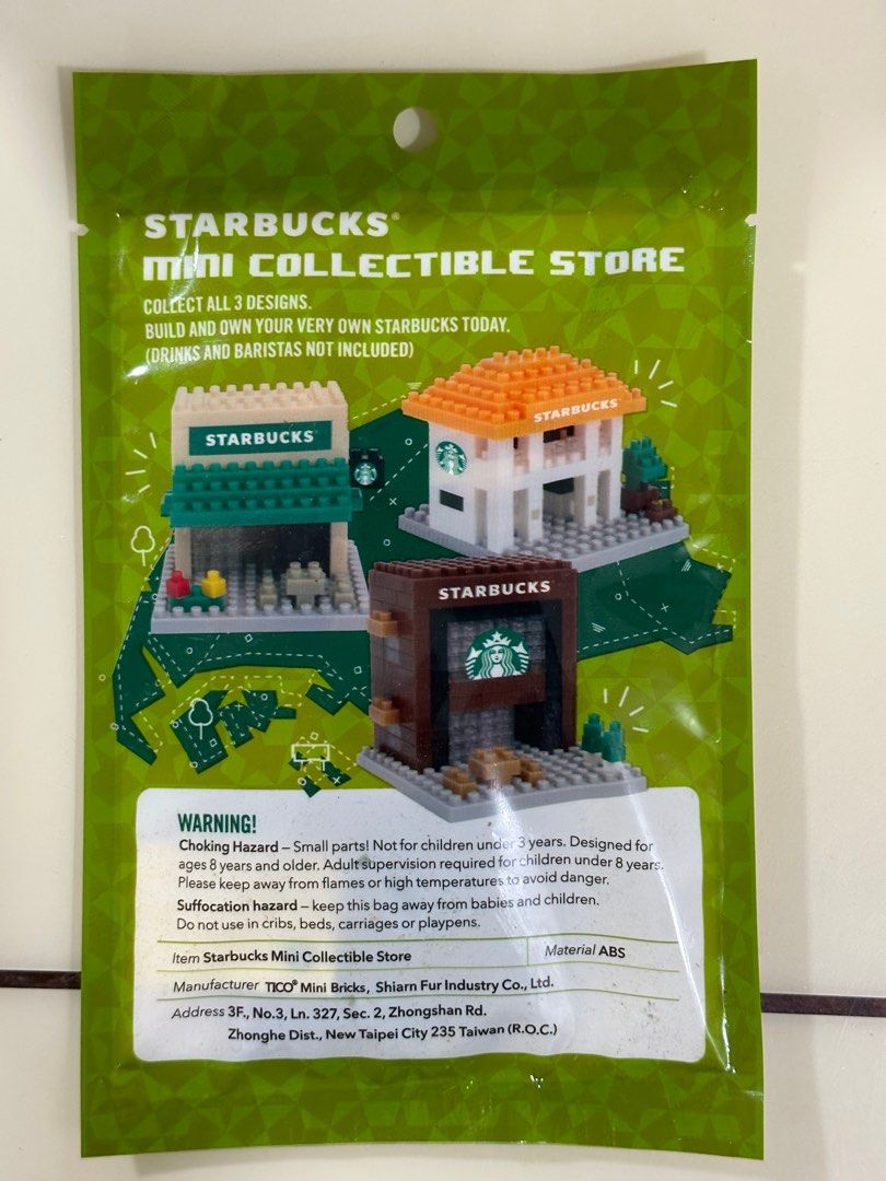 Official Starbucks mini collectable stores Nanoblocks, Hobbies & Toys ...