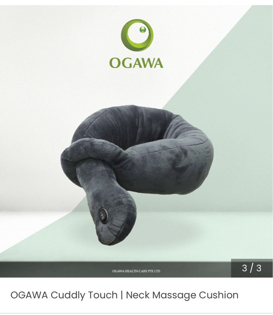 Ogawa cuddle touch neck pillow with massage, Hobbies & Toys, Travel ...