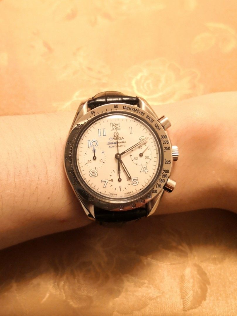 RARE Omega Speedmaster Mother of PEARL White Index, Luxury, Watches on ...