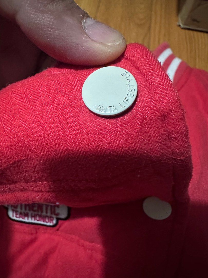 Original Anta Varsity Jacket on Carousell