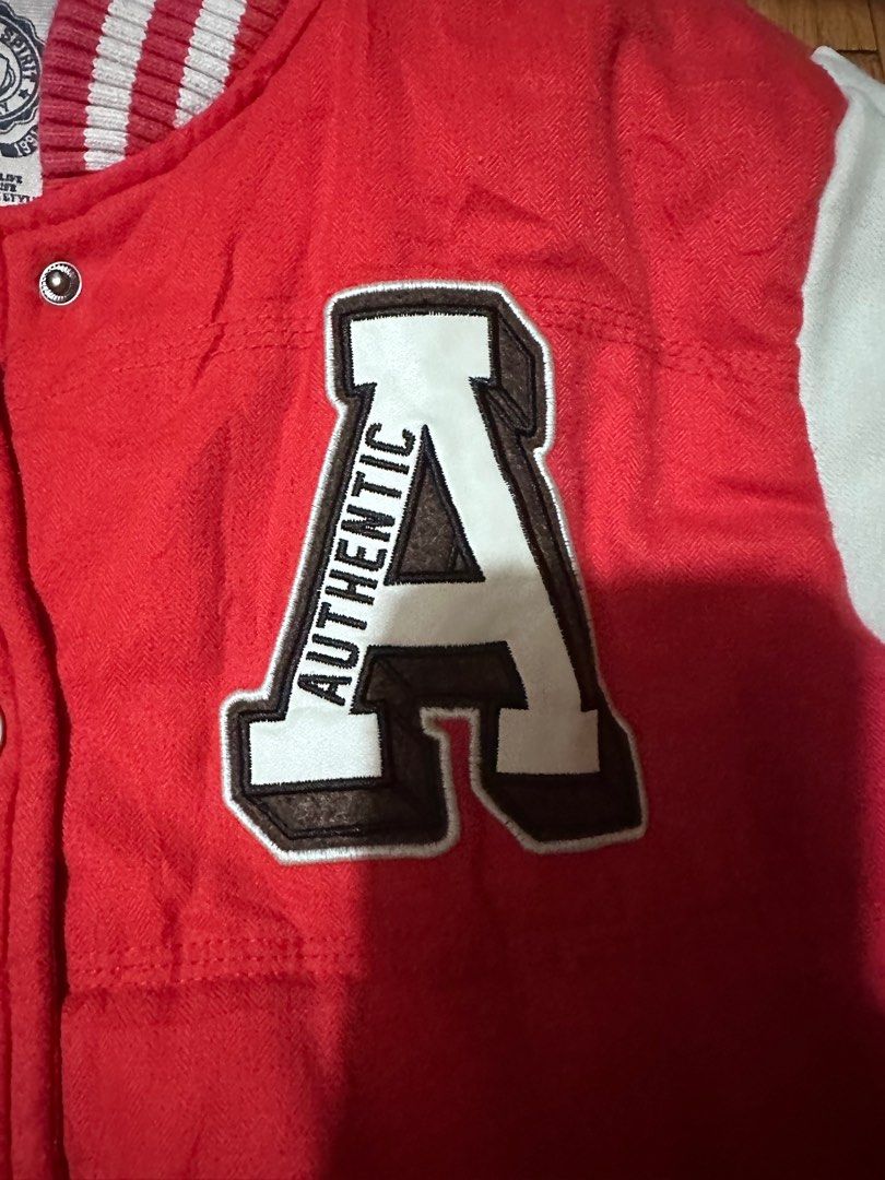 Original Anta Varsity Jacket on Carousell