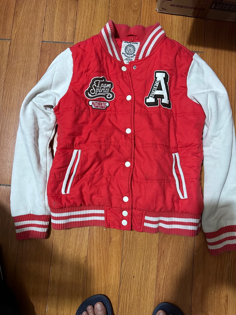 Original Anta Varsity Jacket on Carousell