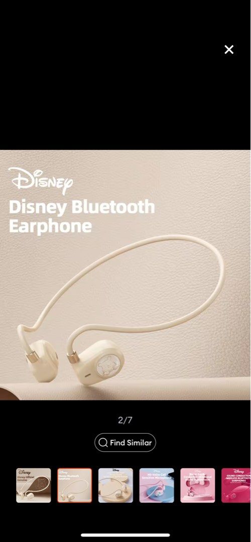 Original Disney QS-Q2 Air Conduction Sport Earphone, Audio, Earphones ...