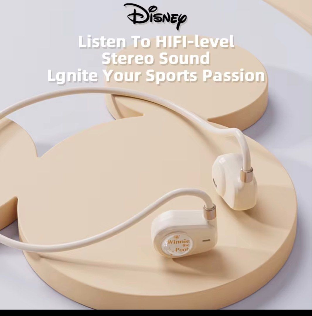 Original Disney QS-Q2 Air Conduction Sport Earphone, Audio, Earphones ...
